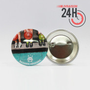 Badges Invader - Fabricant Français de badges personnalisés